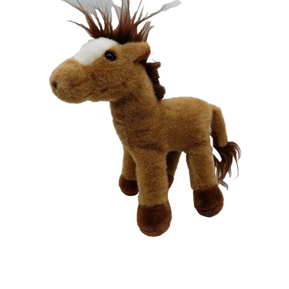 Russ | Toys | Russ Berrie Trotter Horse Pony Plush Brown Tan Stuffed ...